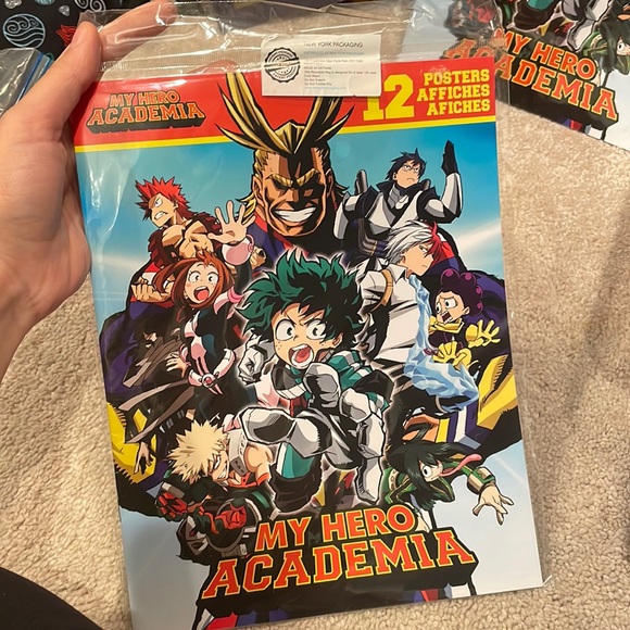 Hot Topic | Accessories | Set Of 2 Posters My Hero Academia | Poshmark